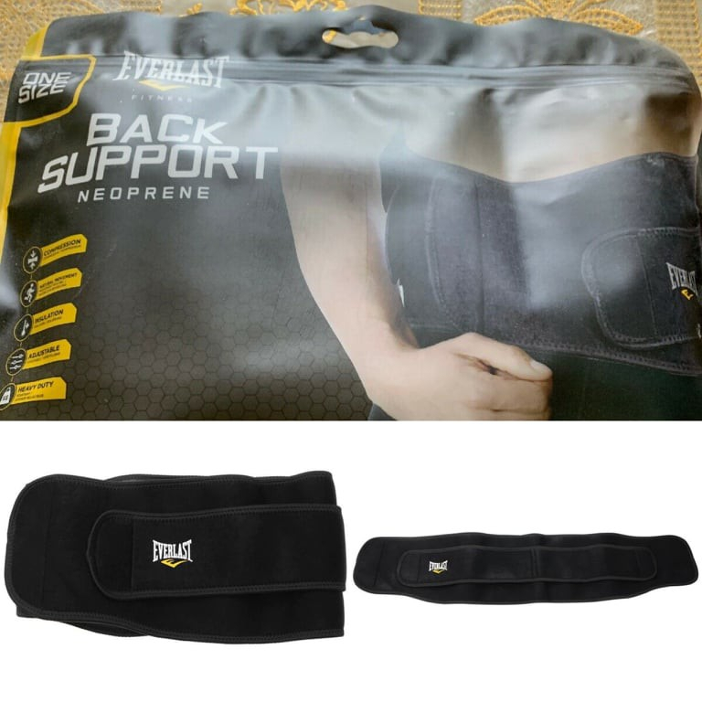 Everlast Neoprene Back Support Original 100% | Shopee Malaysia