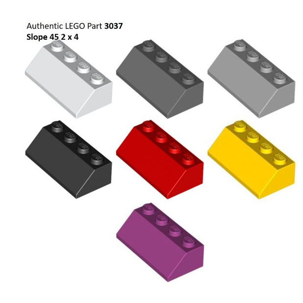 A34.[Ready Stock] 3037. Original Lego Parts : Slope 45 2 x 4 | Shopee ...