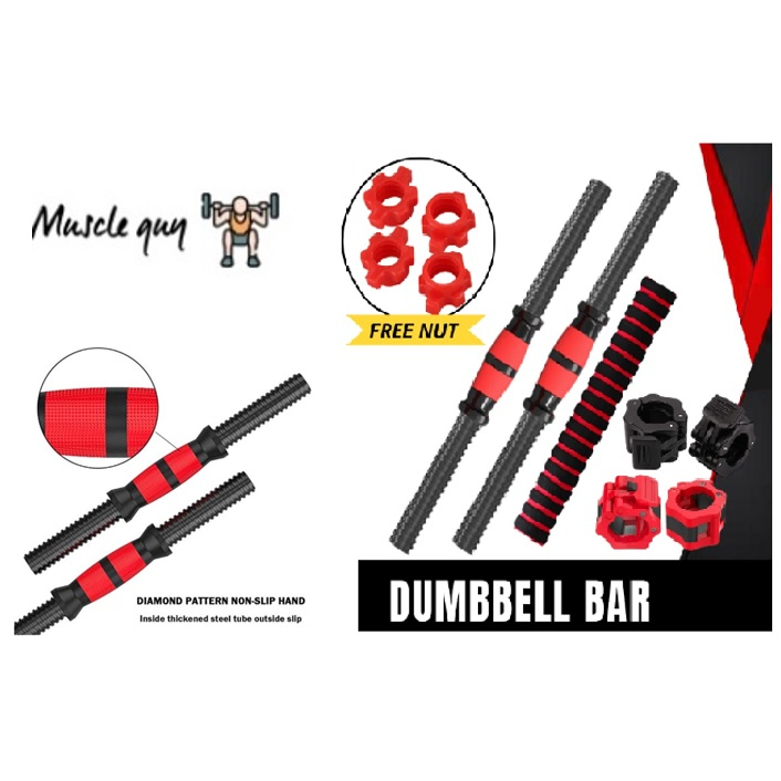 Universal Dumbbell Barbell Bar 40cm& 50cm Fitness Barbell Stick Weight ...