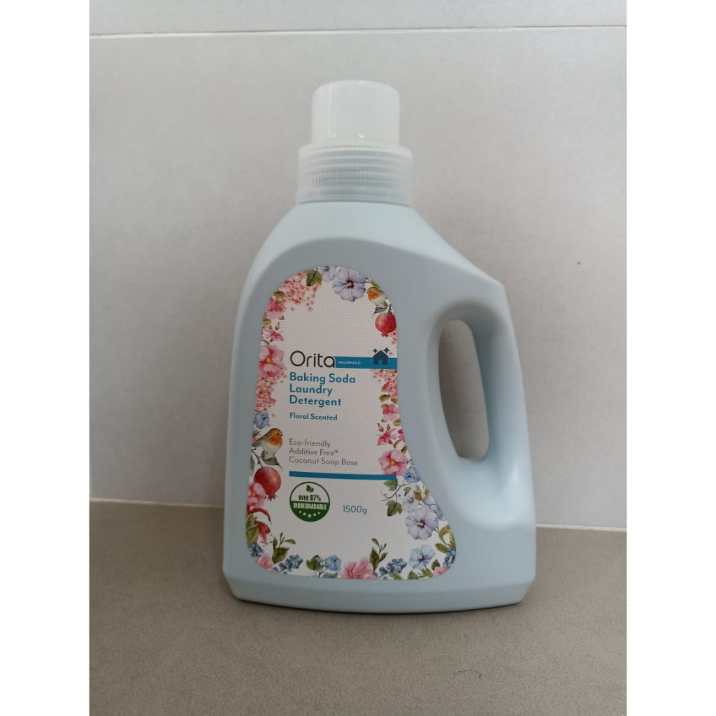 ORITA Baking Soda Liquid Detergent (Flora/Rose) 1500G | Shopee Malaysia