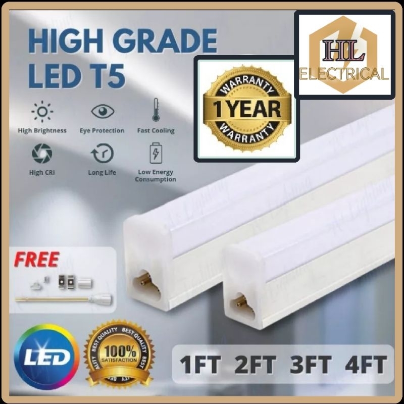 HIGH GRADE LED T5 1F/2F/3F/4F 3000K /4000K/6500K/Blue | Shopee Malaysia
