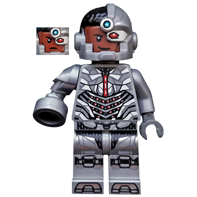 Lego SH0436 sh436 DC Comics Super Heroes DCEU Justice League : Cyborg ...