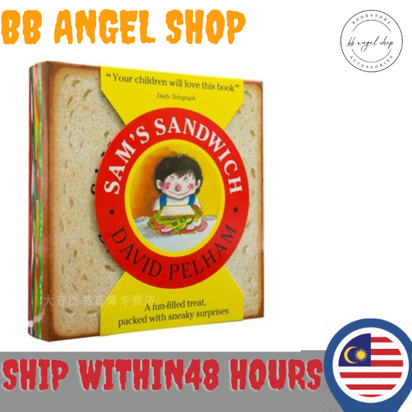 Education Books Sam's Sandwich David Pelham Board Book English Activity ...