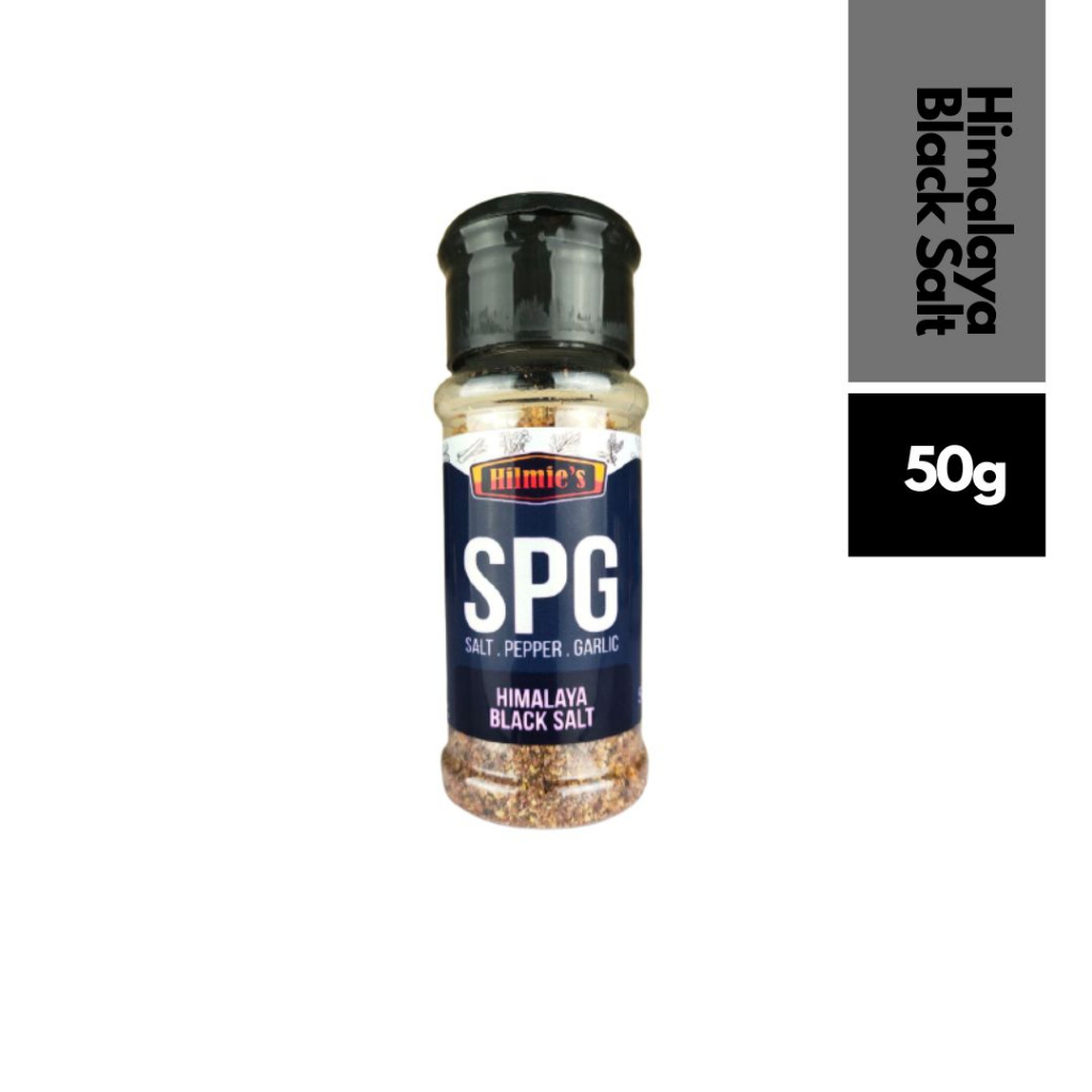 READY STOCK HILMIE'S SPG (Salt, Pepper & Garlic) Himalaya Black Salt ...