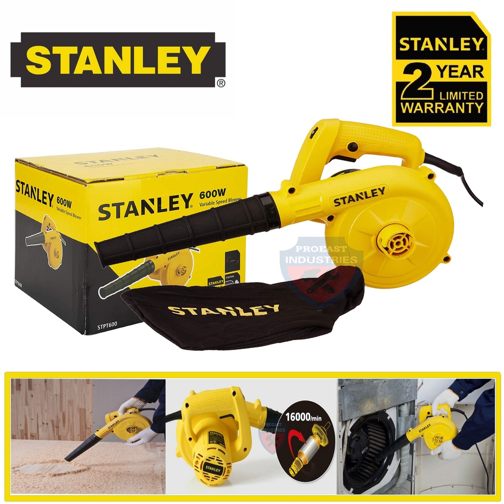 STANLEY STPT600 Variable Speed Blower & Vacuum Include Dust Bag ( 2 In ...