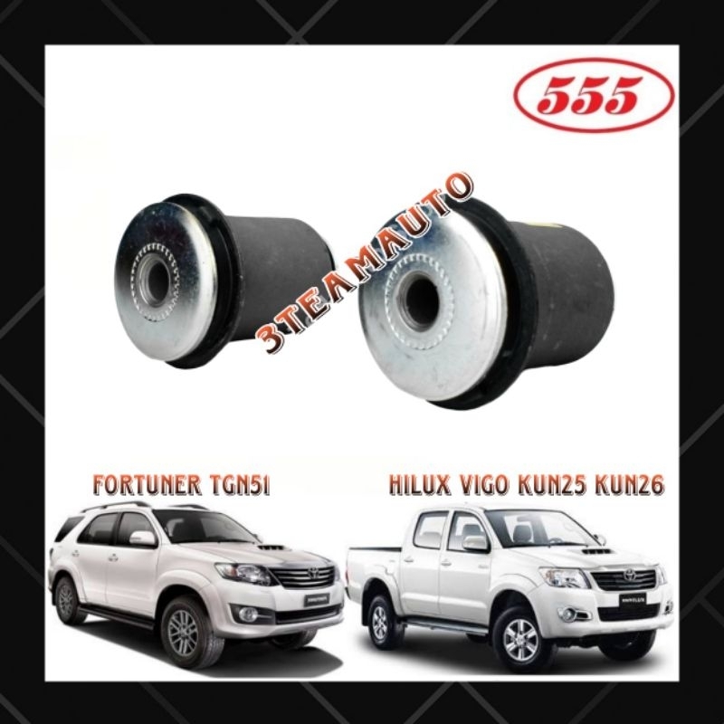 555 Japan Lower Arm Bush - Toyota Hilux Vigo Kun25 Kun26 Fortuner Tgn51 ...