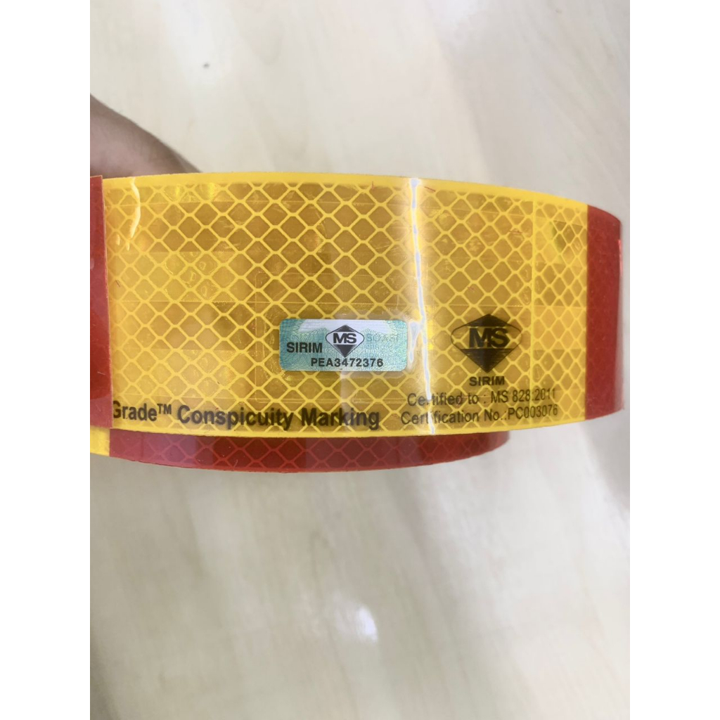 (READY STOCK) 3M™ Diamond Grade™ Conspicuity Marking, Type 5, Side ...