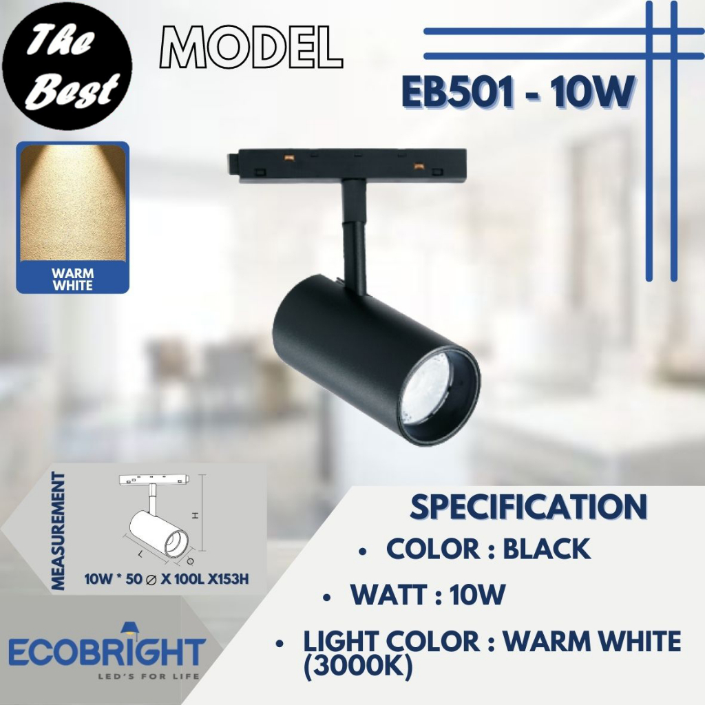 ECOBRIGHT MAGNETIC TRACK LIGHT PLATINUM SERIES 48V - MODERN CEILING ...