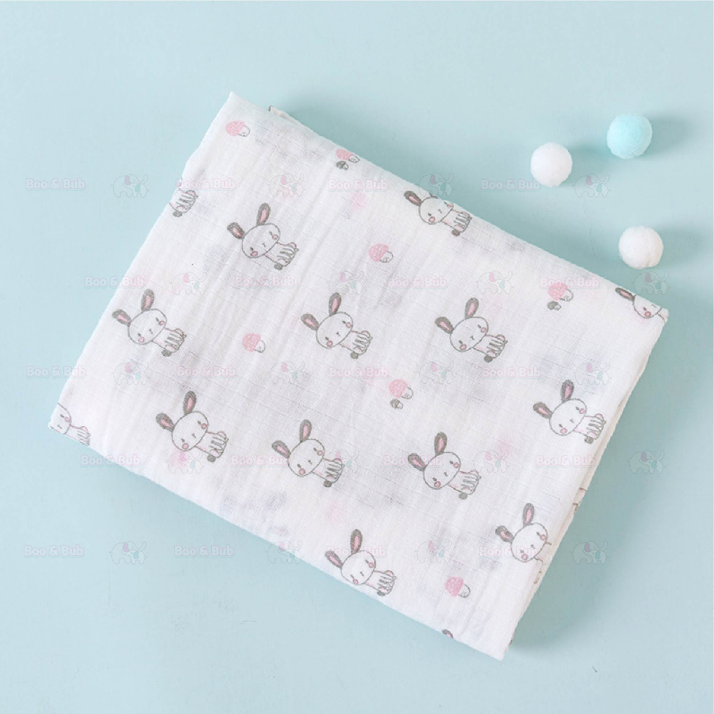 Newborn Baby Muslin Swaddle wrap Infant Soft Cloth Nursing Towel ...