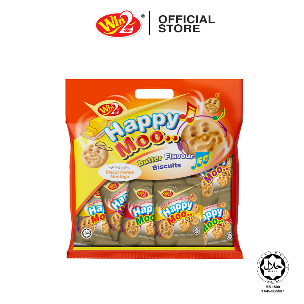 Win Win Happy Moo Biscuits (120g/12g x 10 Packs) | Shopee Malaysia