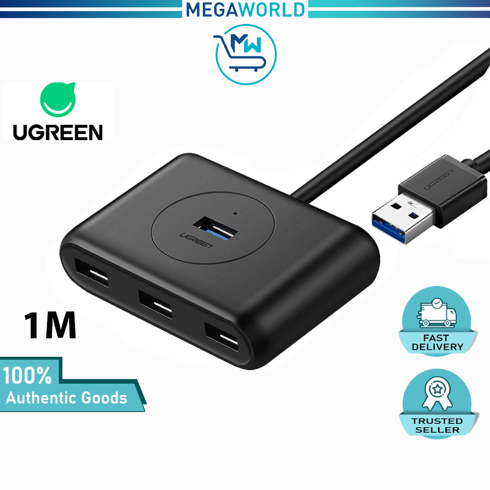 UGREEN 4 Port USB 3.0 Hub External USB Splitter with Type C Power ...