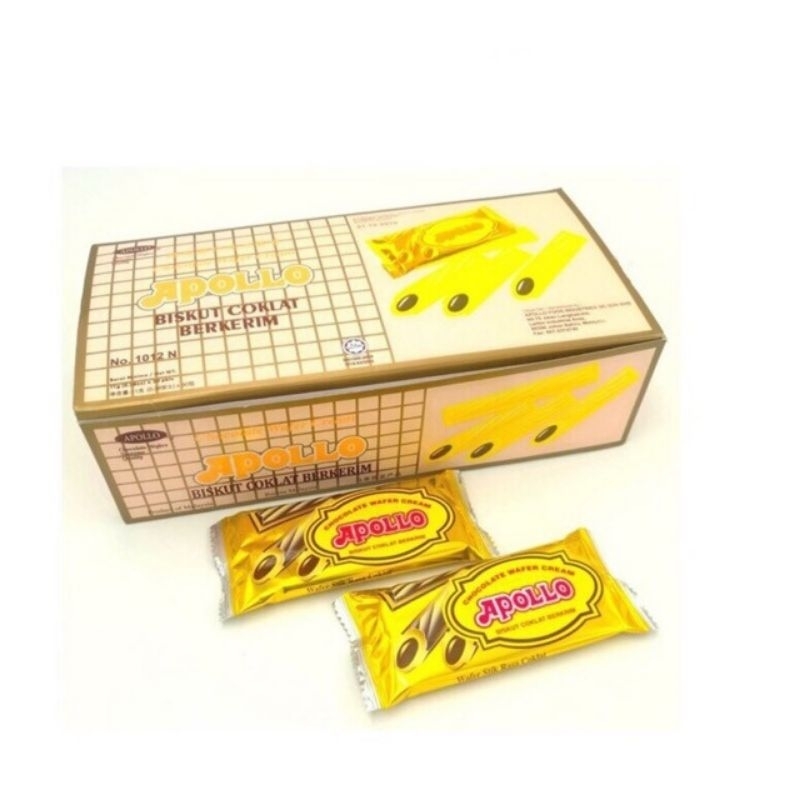 Apollo Wafer Sticks Original (Biskut Coklat Berkerim) | Shopee Malaysia