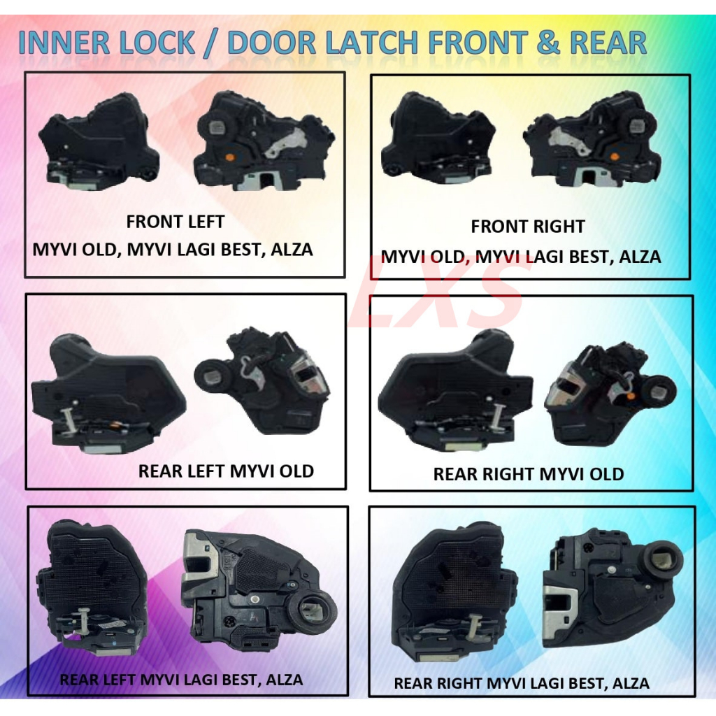 PERODUA MYVI OLD DOOR INNER LOCK DOOR LATCH FRONTREAR | Shopee Malaysia