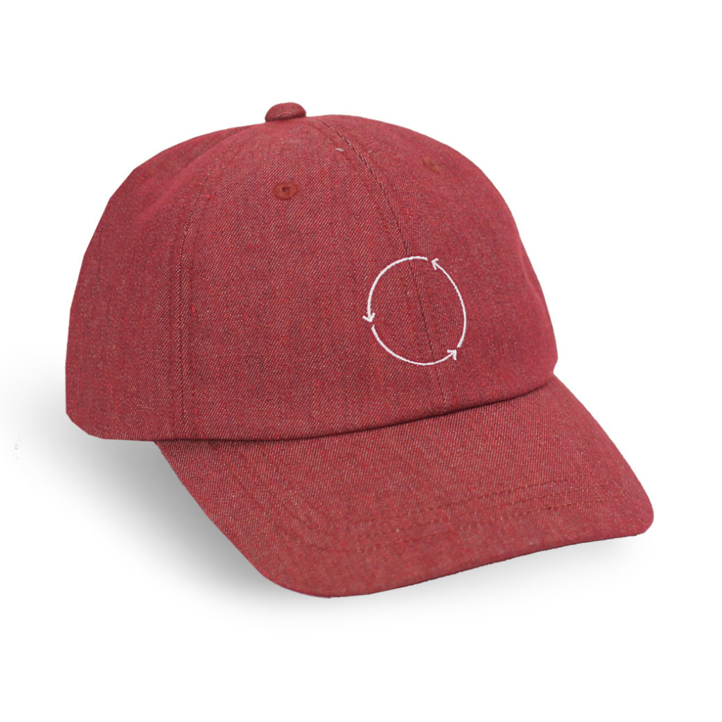 CIRCULAR Zero Waste Cap - Red Twill | Shopee Malaysia
