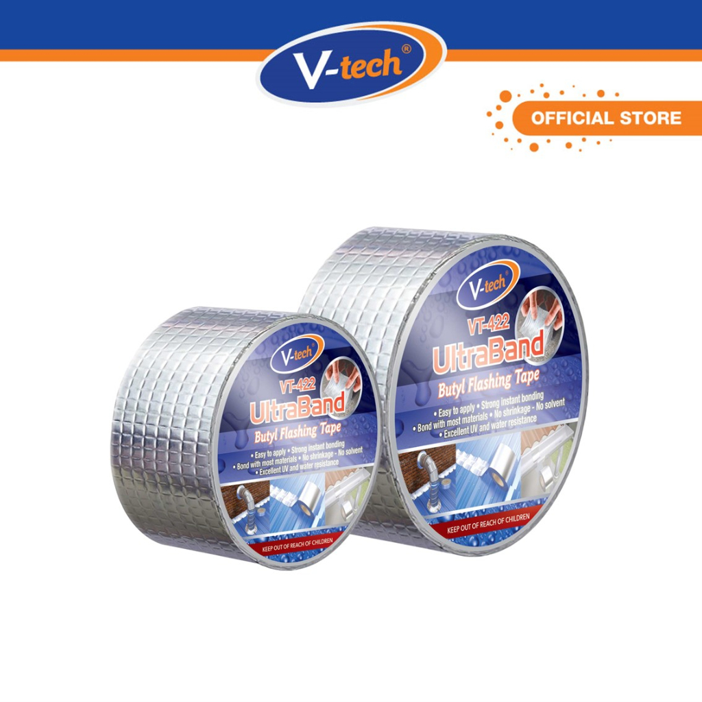 V-tech VT-422 UltraBand Butyl Flashing Tape (Grey Tape) | Shopee Malaysia