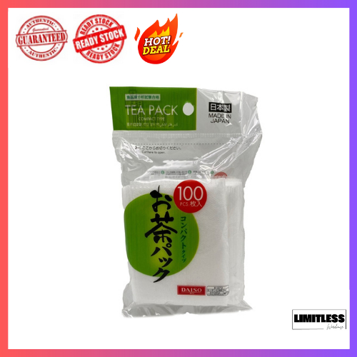 Daiso Kitchen Tea Bag Filter - 100Pcs | Shopee Malaysia