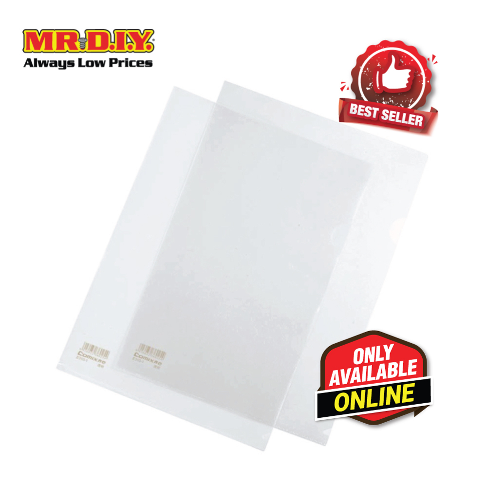 COMIX A4 L-Shape Folder (10 pieces) | Shopee Malaysia