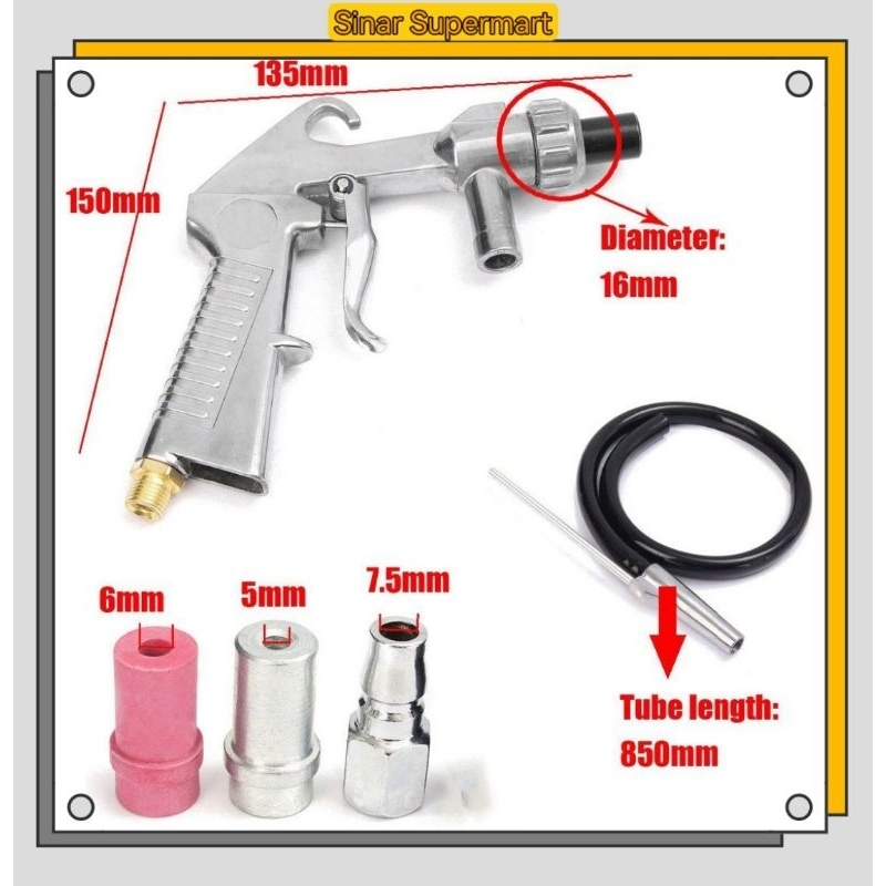 Sandblast Gun Set with tube Nozzle | Shopee Malaysia