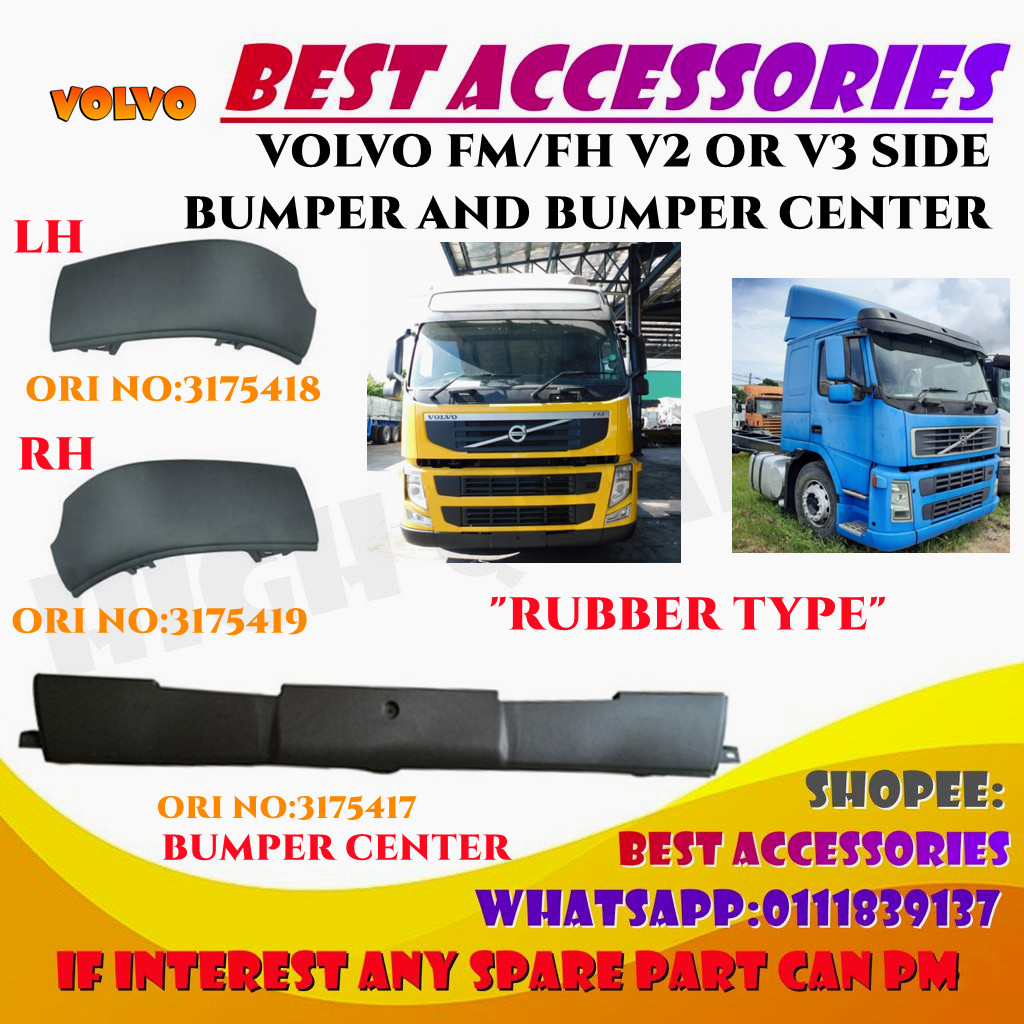 VOLVO V2 /V3 SIDE BUMPER AND BUMPER CENTER HIGH QUALITY | Shopee Malaysia