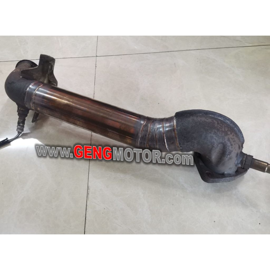 Modified Catalytic converter bypass Downpipe Peugeot turbo exhaust 308 ...