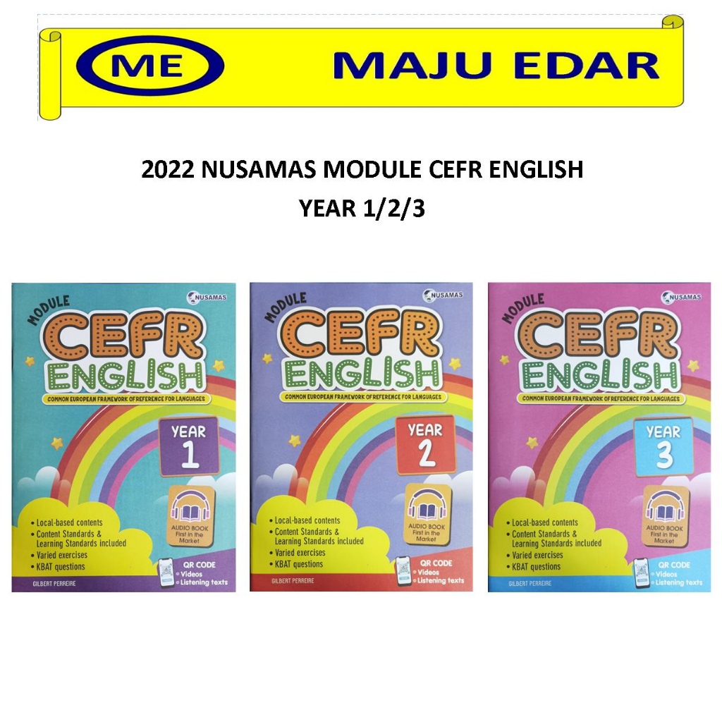 2023 NUSAMAS MODULE CEFR ENGLISH YEAR 1/2/3/4/5/6 | Shopee Malaysia