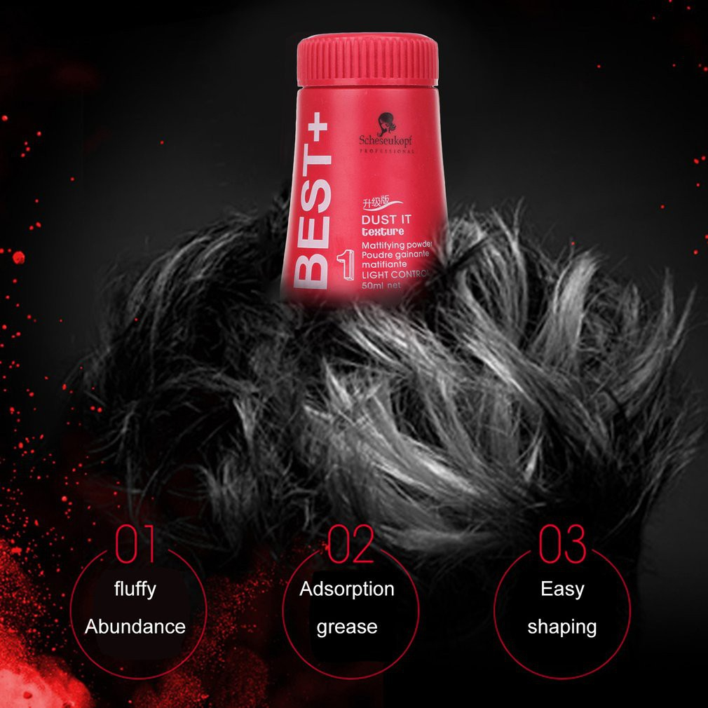 10g Oil Control Hair Powder Hair Root Fluffy Matte Texture Hair Styling ...