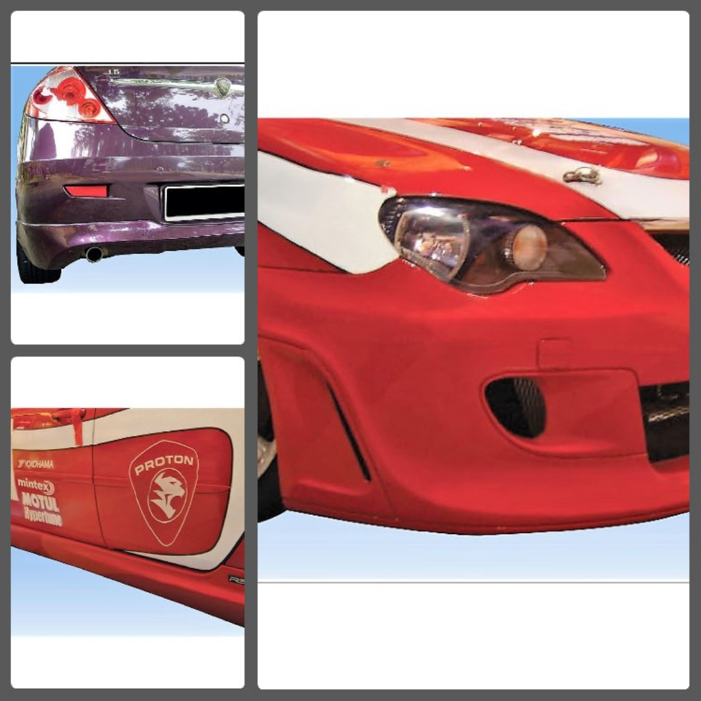 Proton Persona 1st Generation R3 Front Bumper Skirting Body Kit PU ...