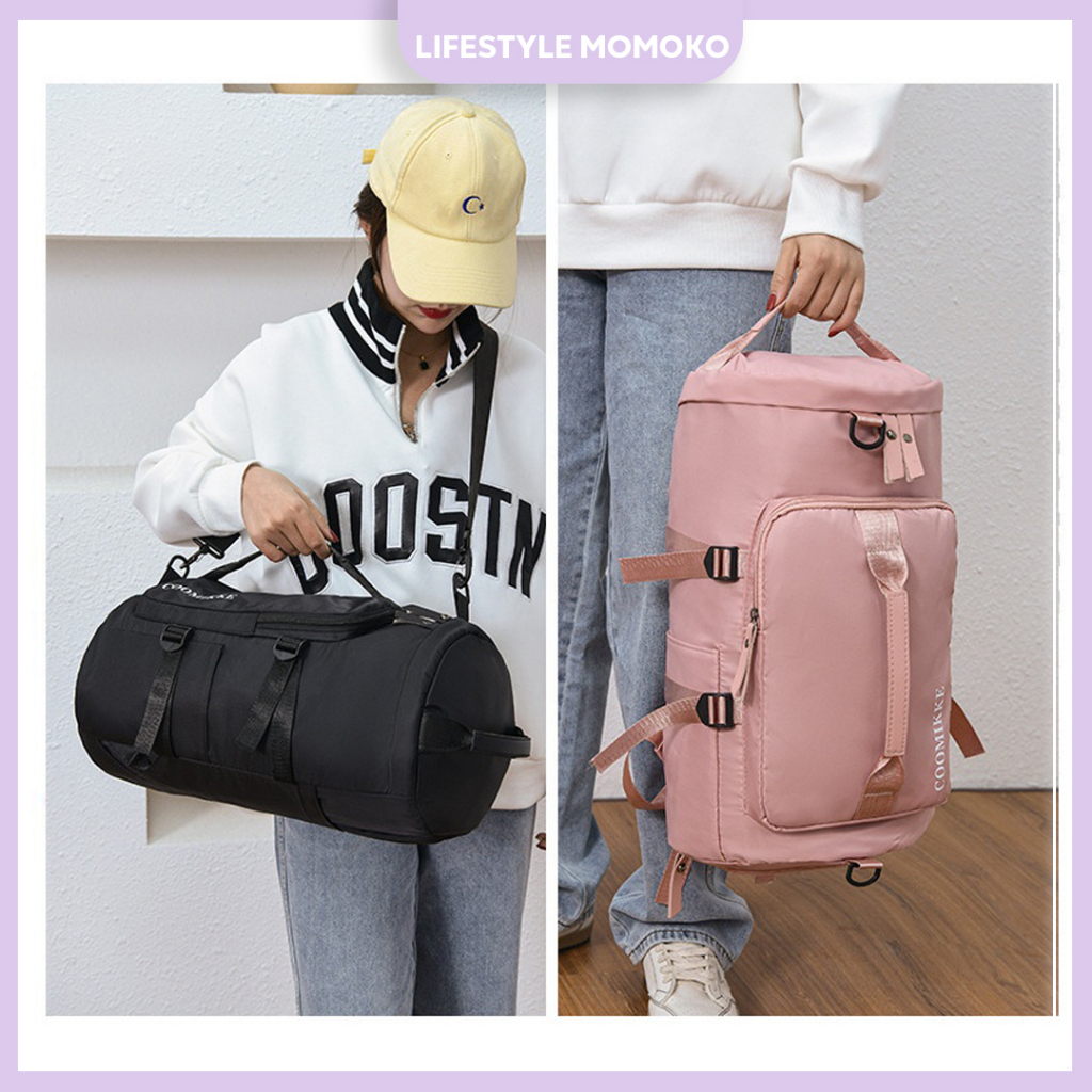3 Ways Carry Duffel Backpack Water Resistant Wet Pocket Shoes ...