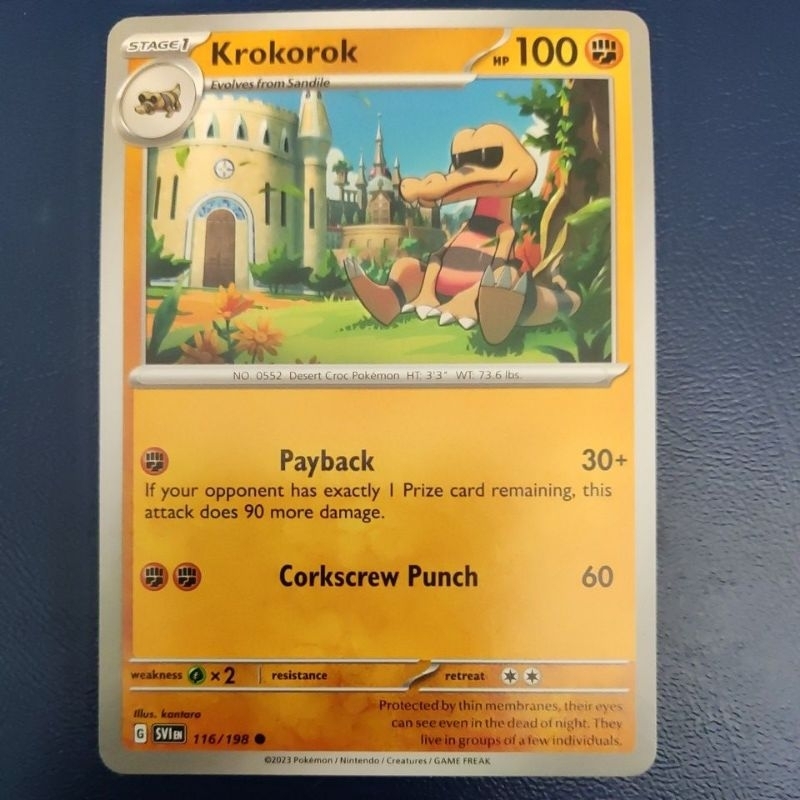 Krokorok #116 Sandile #115 (common / uncommon / Reverse Holo) SV01 Scarlet & Violet - Pokemon ...