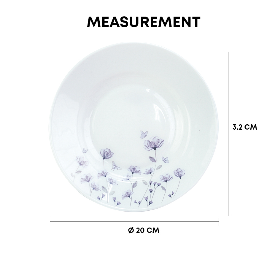 Meija Charlotte Opal Glass 17pcs Collections Lavender Purple PREMIUM ...