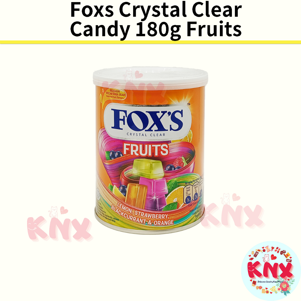 Fox's Foxs Crystal Clear Candy 180g (Fruit, Mint, Berries) | Shopee Malaysia