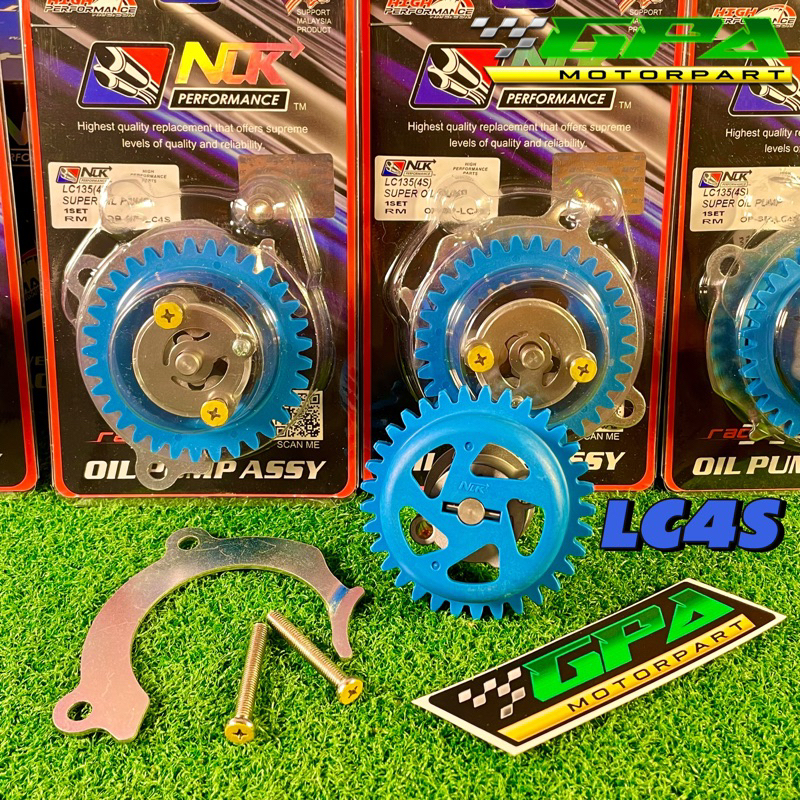 NLK PERFORMANCE RACING SUPER FLOW OIL PUMP 25MM WITH GEAR 33T CNC LC4S ...