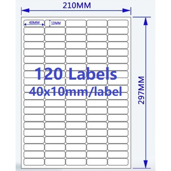 A4 Size Pre Cut White Printing Sticker Label White Label Address Label ...