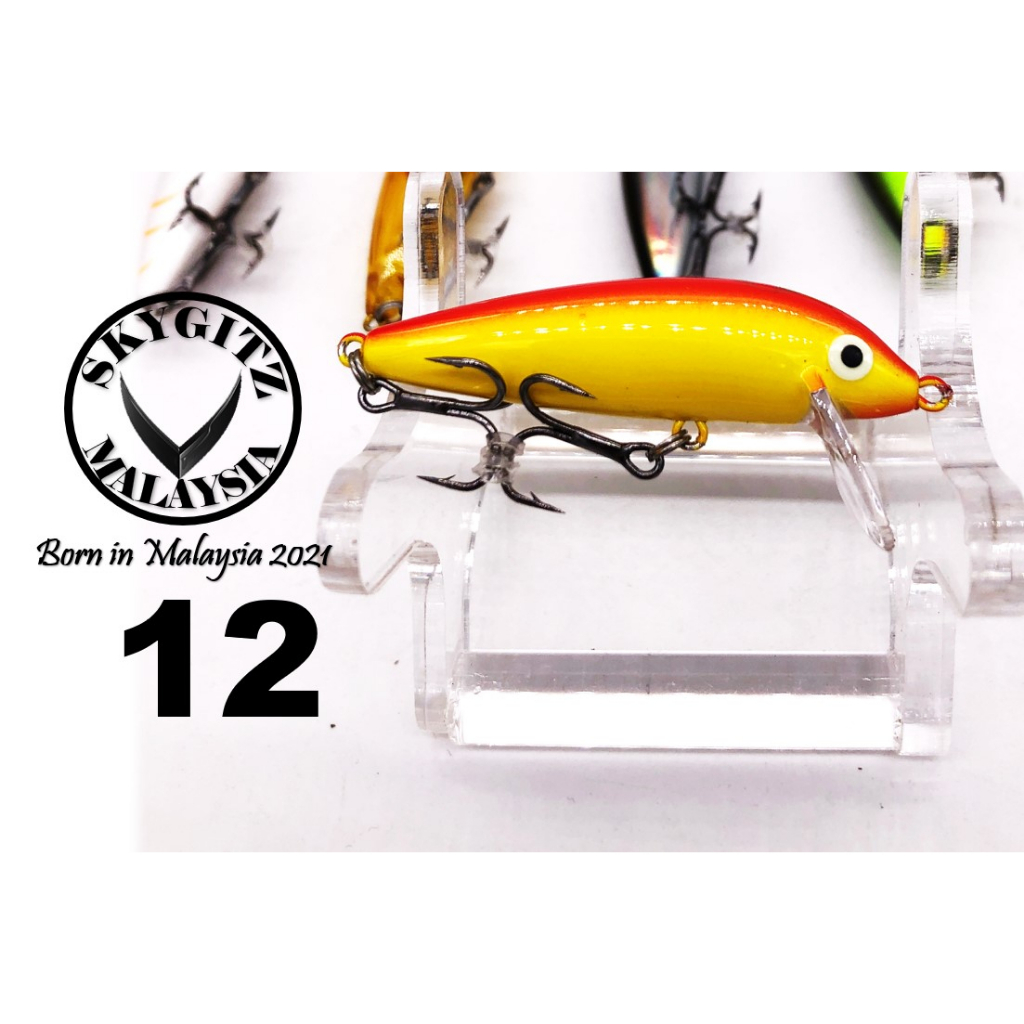 SKYGITZ MALAYSIA EXTREME Kaido Shad 5cm 6gram Sinking Minnow Killer ...