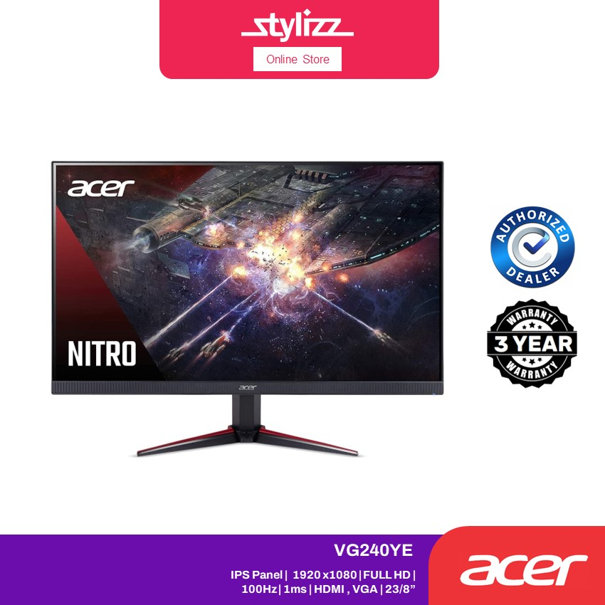 ACER NITRO VG240YE 24 1920X1080,1MS,100HZ / Acer Nitro VG240Y 75HZ, 1MS ...