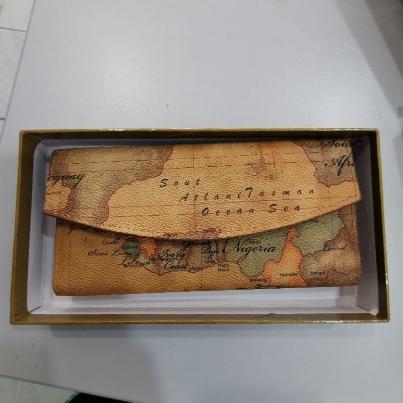 beg peta dompet wanita dan lelaki cantik seperti dalam gambar | Shopee ...