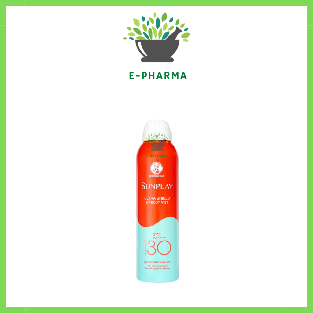 Mentholatum Sunplay Ultra Shield UV Body Mist Spray SPF130 165ML ...