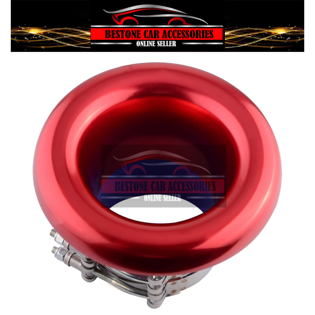 Short RAM / Cold Air Compressor Intake Intake Velocity Stack/Turbo Horn ...