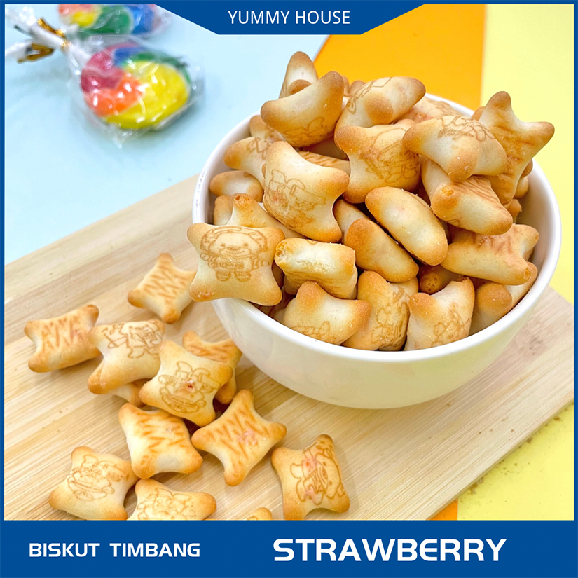 BISKUT TIMBANG / VFOOD Biskut Strawberry Bear/ Biscuit Strawberry/ Bear ...