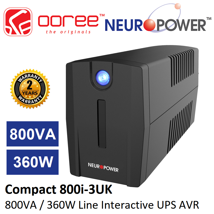 NEUROPOWER COMPACT 800-3UK / COMPACT 800I-3UK 800VA 360W LINE ...