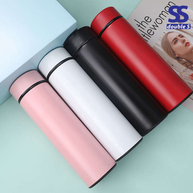 Thermos bottle stainless stain drinking bottle 500ml Led temperature ...
