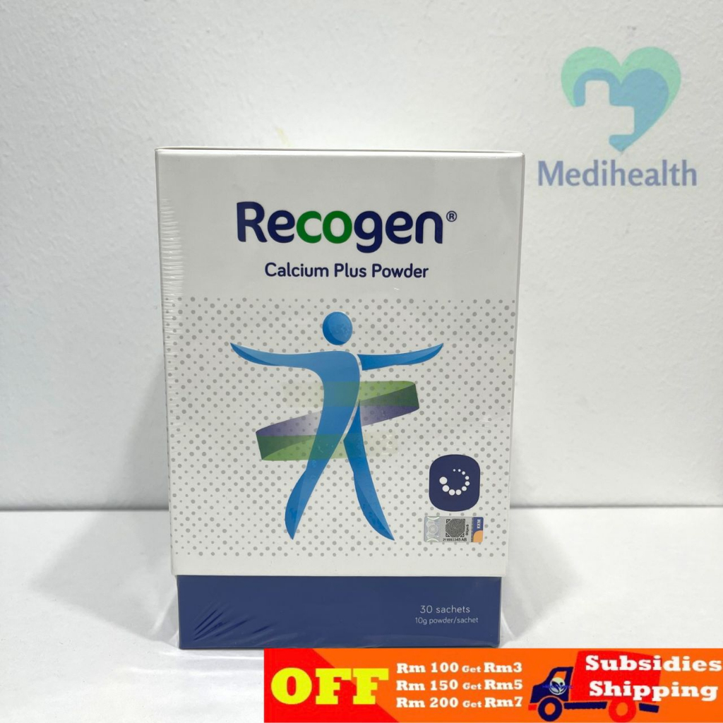 Recogen Calcium Plus Powder (10gx30 sachets) | Shopee Malaysia