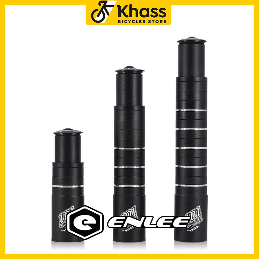 ENLEE BIKE STEM RISER STEM RISE UP HANDLEBAR ADAPTER EXTENDER 115MM ...