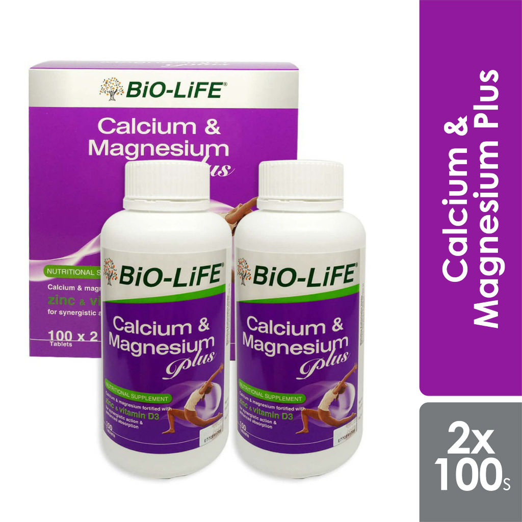 Bio-Life Calcium & Magnesium Plus (100's) | Shopee Malaysia