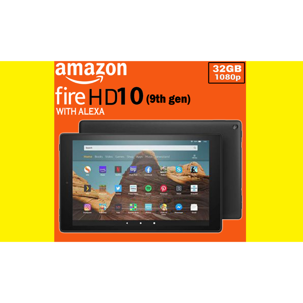 Amazon Fire HD 10 Tablet 9th Gen (Free Playstore install upon request ...