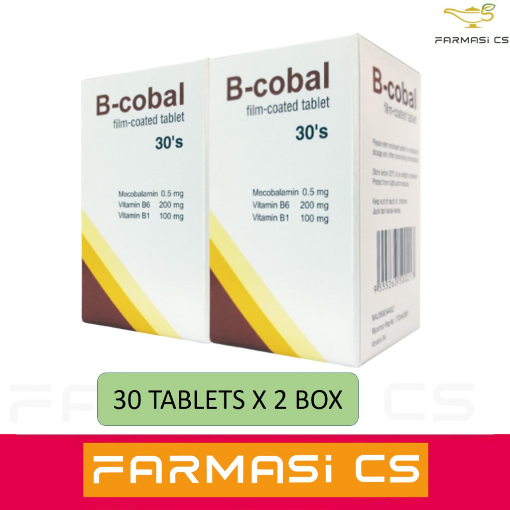 B-Cobal 30s x 2 (TWIN) EXP:07/2027 Vit Vitamin B Complex B cobal ...