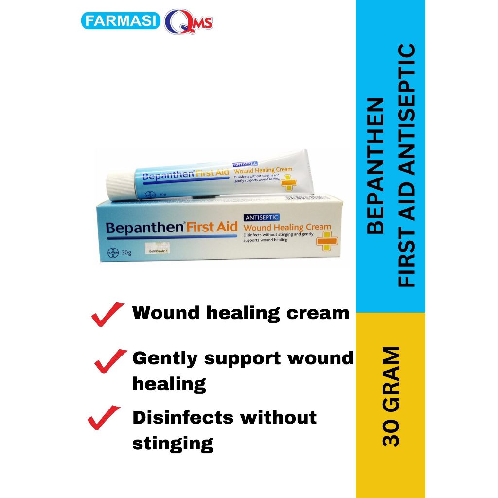 ANTISEPTIC BEPANTHEN WOUND HEALING CREAM 30G | Shopee Malaysia
