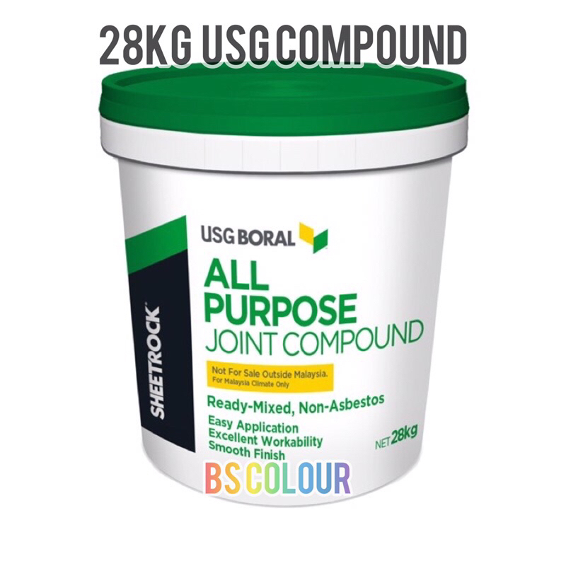 28Kg Usg Boral Sheetrock All Purpose Joint Compound | Shopee Malaysia