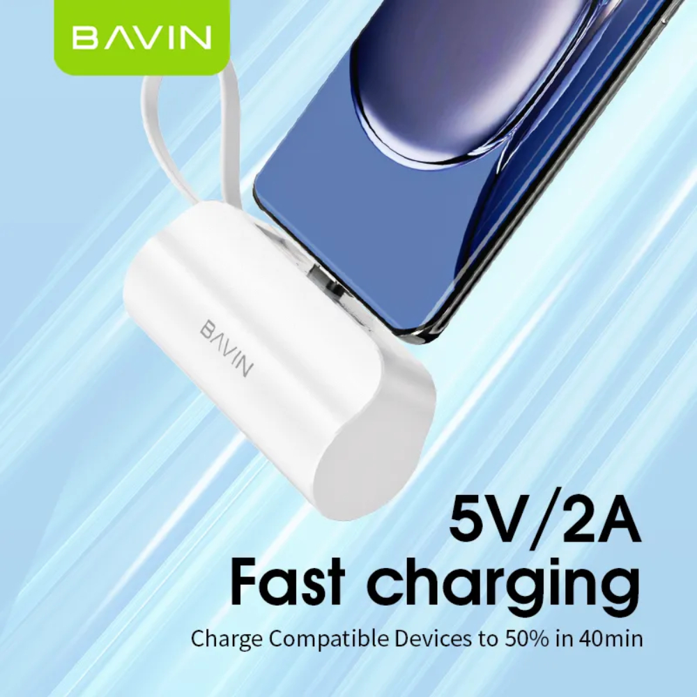 BAVIN PC012 5000mAH Mini Power Bank | Shopee Malaysia