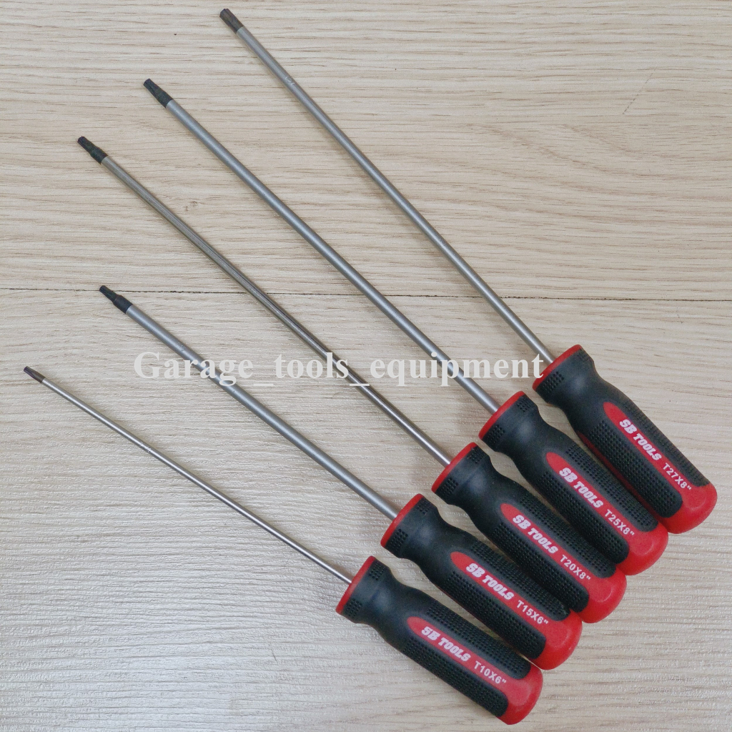 SB Tools Extra Long Tamperproof Torx Screw Driver | T10-T45 | Unit ...